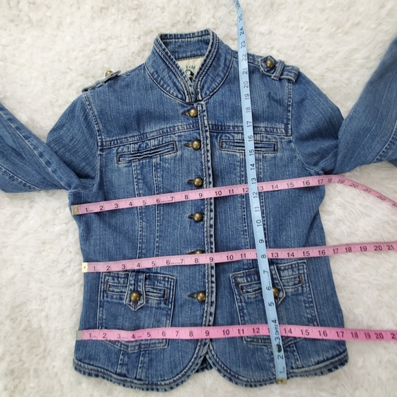 tcm | Jackets & Coats | Rocking Babe Denim Military Inspired Jean ...